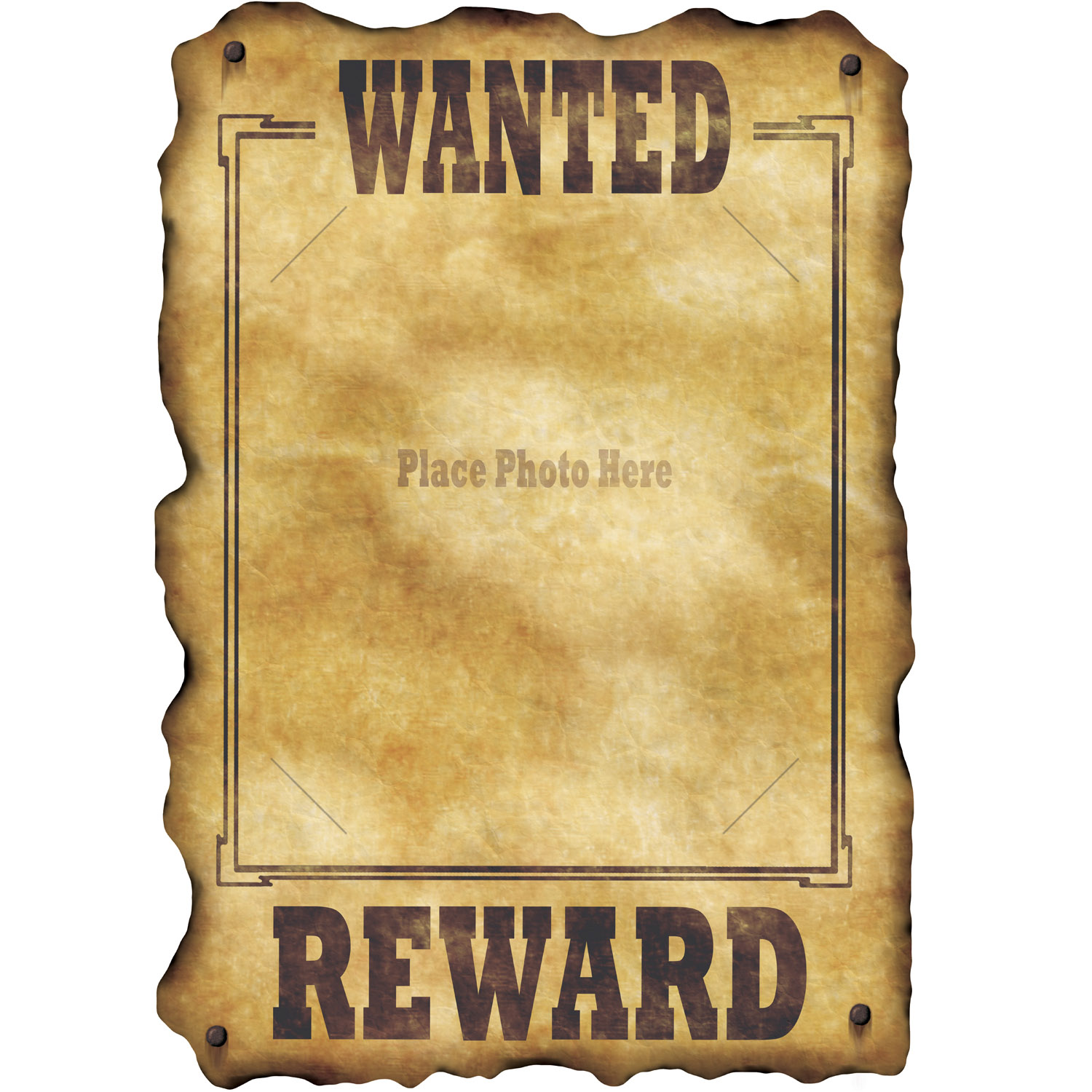 Western Jumbo 17 Wanted Photo Sign Party Supplies Canada Open A Party
