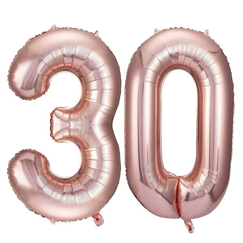 30th Birthday Rose Gold And Pink Glitz Party Supplies Canada Open A Party